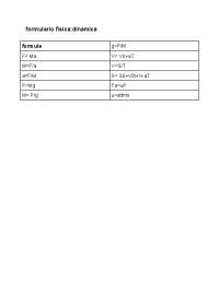 Fisica: La dinamica | Schemi e mappe concettuali di Fisica | Docsity