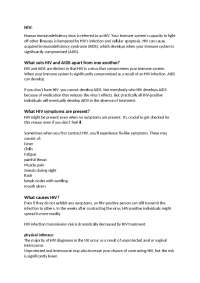 Hiv aids and it's effects | Cheat Sheet Biology | Docsity