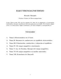 ELECTROMAGNETISMO | Diapositivas de Electromagnetismo | Docsity