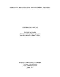 Harry Potter: Narrativas paralelas y fenómenos transmedia | Apuntes de ...