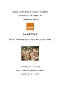 La alevosía | Apuntes de Derecho | Docsity