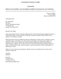 Comunicación de empresas en inglés Carta formal | Monografías, Ensayos ...