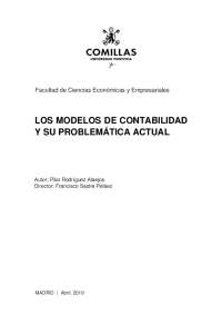 LOS MODELOS DE CONTABILIDAD Y SU PROBLEMÁTICA ... | Apuntes de ...