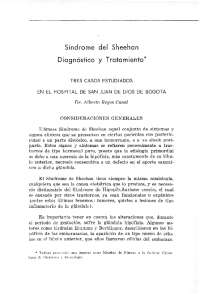 Síndrome del Sheehan Diagnóstico y Tratamiento* | Apuntes de ...