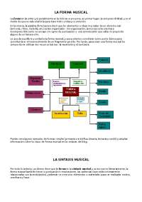 La forma musical | Apuntes de Música | Docsity