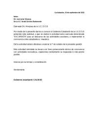 Carta de solicitud de excursion | Resúmenes de Lenguaje y práctica ...