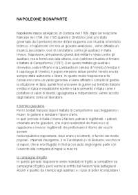 Napoleone Bonaparte - la vita, politica interna, politica estera ...