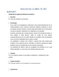 EL ANALISIS DEL REY BURGUES | Resúmenes de Lengua y Literatura | Docsity