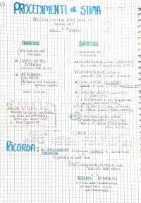 Procedimento di stima + esempio stima monoparametrica | Appunti di ...
