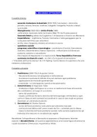 Schema seconda metà dell'Ottocento | Schemi e mappe concettuali di Italiano | Docsity