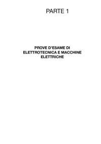 Parte 1 - Prove d’esame di Elettrotecnica e Macchine Elettriche | Prove ...