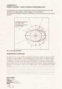 Elaborato 2 Disegno tecnico | Prove d'esame di Disegno Tecnico | Docsity