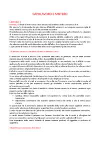 Riassunto libro "Capolavoro e mistero" | Appunti di Antropologia ...