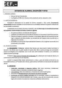 Estados de excepcion constitucion | Esquemas y mapas conceptuales de ...