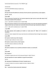 Paniere con risposte Statistica Economica | Prof. Panetta | e-Campus ...