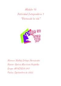 Actividad integradora 1 modulo 13 | Guías, Proyectos, Investigaciones de Física | Docsity