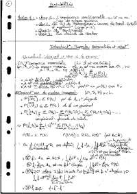 Généralités sur les probabilités et espérance conditionnelle | Résumés ...