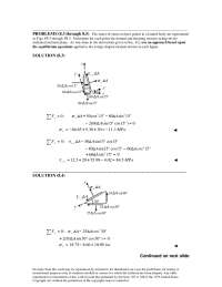 Mechanics of materials solution chapter8 | Exercises Mechanics of ...