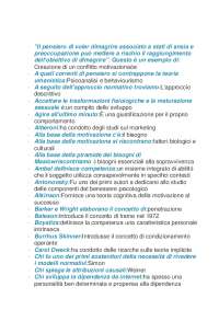 Psicologia dei processi motivazionali e decisionali | Panieri di Psicologia Cognitiva | Docsity