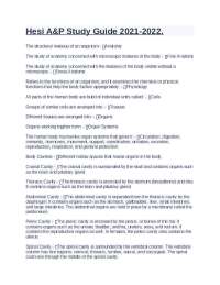 Hesi A&P Study Guide 2021-2022 | Exams Medicine | Docsity