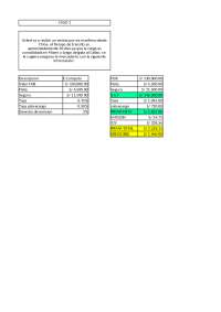 Excel de costos y presupuestos | Ejercicios de Competencias en MS Microsoft Excel | Docsity