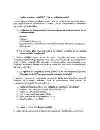 Cuestionario arduino | Ejercicios de Arquitectura de ordenadores | Docsity