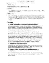 ELABORACION DE UNA CURVA PATRON | Guías, Proyectos, Investigaciones de ...