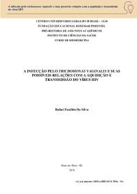 A INFECÇÃO PELO TRICHOMONAS VAGINALIS E SUAS ... | Notas de estudo ...