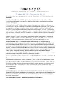 Lezione 5 - tra i secoli XIX e XX | Appunti di Letteratura Spagnola ...