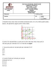 ATIVIDADE ADAPTADA DE MATEMATICA | Provas Matemática | Docsity