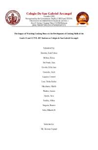 Research Paper Chapter 1 | Essays (high school) English | Docsity