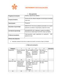 Instrumento de Evaluación IE-GA3-220201501-AA3-EV01 | Guías, Proyectos ...