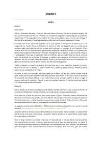 Resumen completo de todos los capítulos del libro Hamlet del escritor ...
