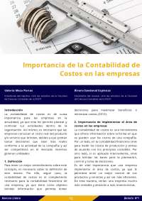 Importancia de la contabilidad de costos en las empresas | Resúmenes de Humanidades y Ciencias ...