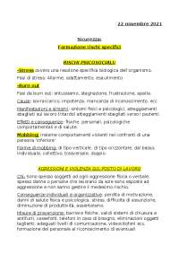 Corso sulla sicurezza | Schemi e mappe concettuali di Sicurezza Dei Sistemi Informativi | Docsity