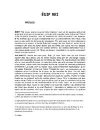 Obra edip rei Sófocles | Resúmenes de Literatura Universal | Docsity