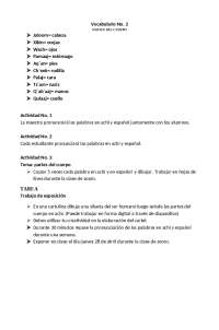 Actividades de planificación | Ejercicios de Lenguaje y práctica ...