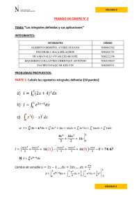 EJERCICIOS RESUELTOS CALCULO 2 | Ejercicios de Cálculo diferencial y integral | Docsity
