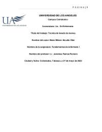 Técnica de Lavado de Manos | Guías, Proyectos, Investigaciones de Enfermería Clínica | Docsity