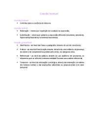 Coesão Textual - gramática | Resumos Português (Gramática - Literatura ...