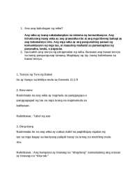 ANTAS NG WIKANG FILIPINO | Assignments English | Docsity