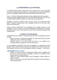 Elementi di stratigrafia e tettonica | Appunti di Geologia e Geologia applicata | Docsity