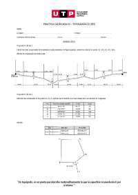 PRACTICA CALIFICADA 03 – TOPOGRAFIA (31185) | Ejercicios de Topografía | Docsity