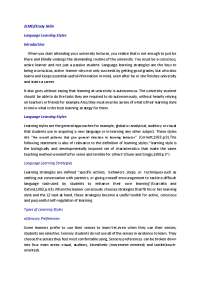 Learning styles :study skills handouts | Lecture notes Learning ...