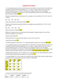 Crocette statistica | Schemi e mappe concettuali di Statica | Docsity