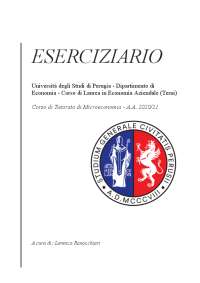 Eserciziario microeconomia | Formulari di Microeconomia | Docsity