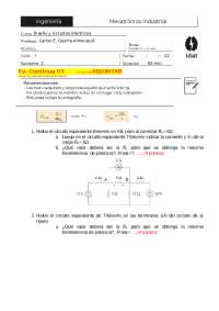 Solucion de la EC3 2022 | Exámenes de Análisis de Circuitos Eléctricos | Docsity
