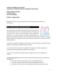 Practica 3 de fragmentacion caso 1 | Ejercicios de Lenguaje y práctica ...