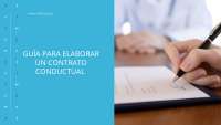 Guía para elaborar contratos conductuales | Esquemas y mapas ...