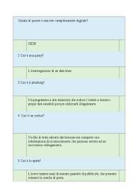 Esame informatica base | Dispense di Informatica Giuridica | Docsity